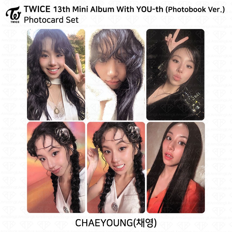 TWICE 13th Mini Album With YOU-th Youth Photocard Poster Film Sticker ...