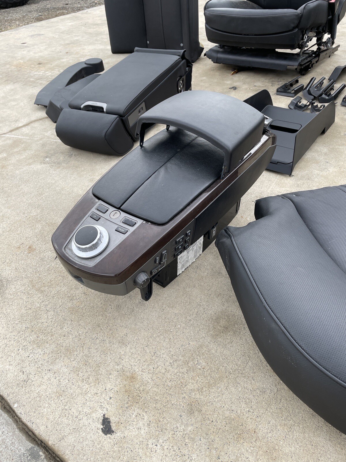 2006 2007 2008 BMW 7 SERIES E66 E65 SEATS LEATHER INTERIOR BLACK FRONT ...