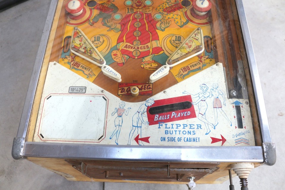 GIGI Pinball Machine (Gottlieb, 1963)- Working- New Back Glass | eBay