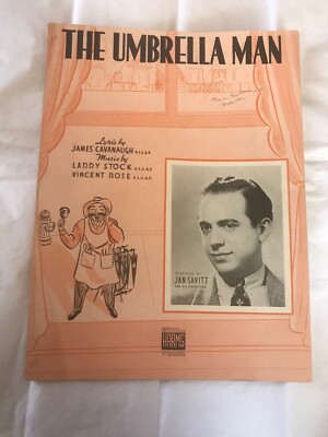 The Umbrella Man By Larry Stock Vintage Sheet Music | eBay