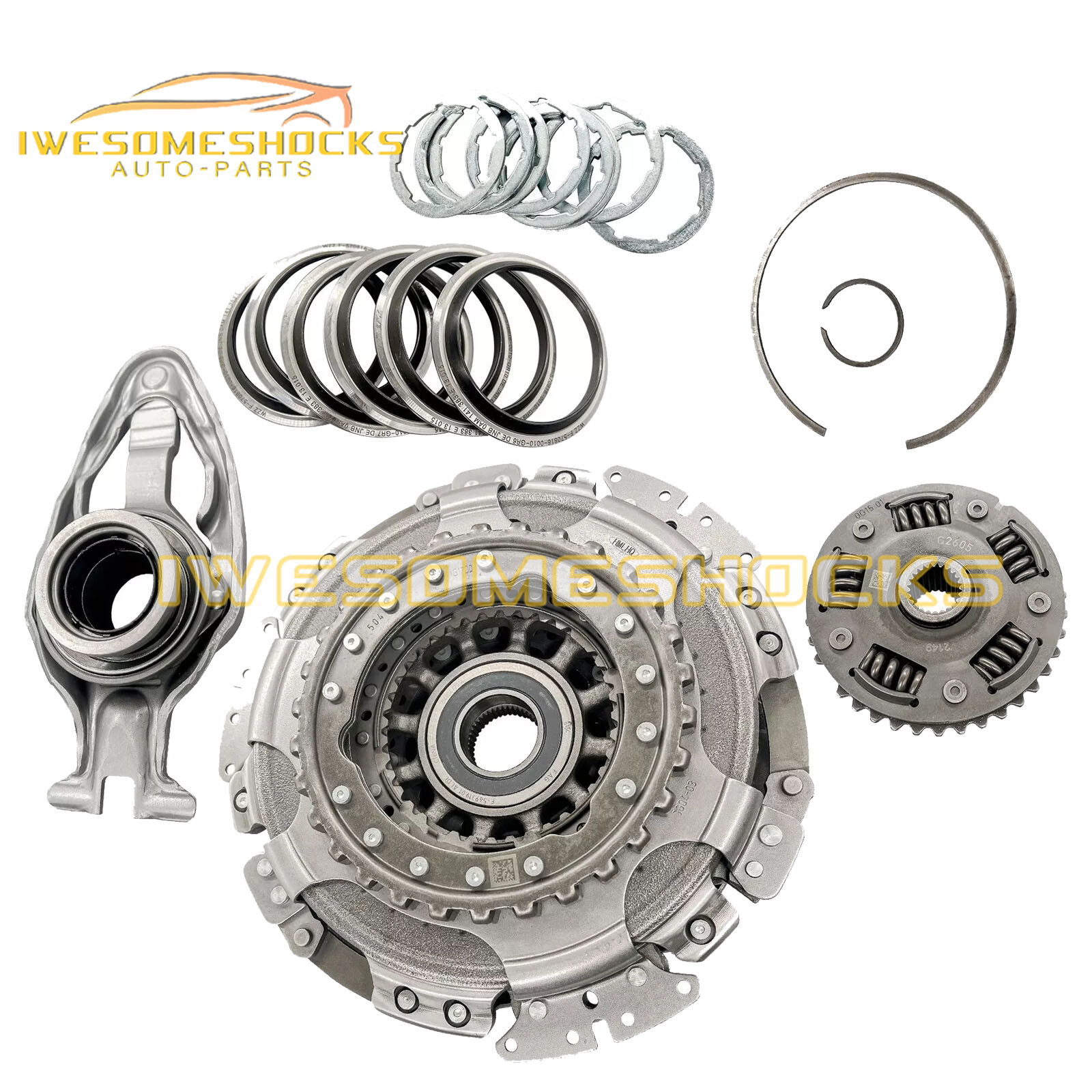 0AM DQ200 DSG Transmission LUK Dual Clutch Kit 6020006000 For VW Audi 7 ...