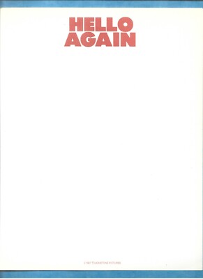 Hello Again Shelley Long Touchstone Pictures (Walt Disney) 1987 ...