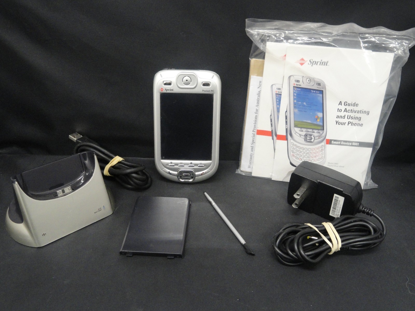 Audiovox PPC6601 - Silver (Sprint) Pocket PC Smartphone PPC6601KIT ...