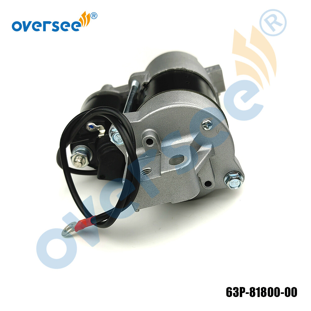 63P-81800-00 STARTING MOTOR ASSY For Yamaha Outboard 4 Stroke F LF 150 ...