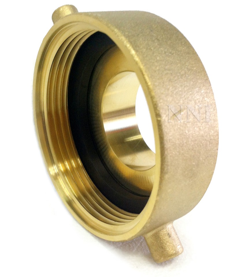 2-1/2" Female NST/NH x 1-1/2" Male NPT FIRE HOSE/HYDRANT BRASS ADAPTER ...