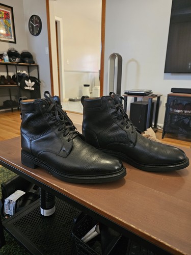 Allen Edmonds Denali Lace Up Boots Black 11D gently used | eBay