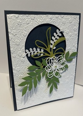 4 Stampin' Up! Blank Any Occasion Splendid Day Embossed Flowers Card ...