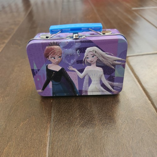 Disney Frozen Elsa & Anna Tin Metal MINI Box W/ Handle 3" | eBay