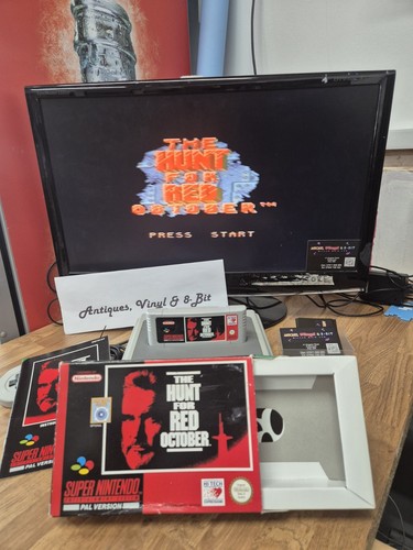 The Hunt For Red October - Super Nintendo SNES PAL - Boxed, Complete ...