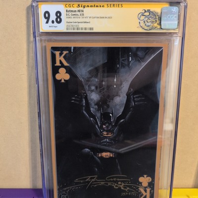 Batman 614 Megacon Exclusive Signed By Clayton Crain CGC 9.8 | eBay
