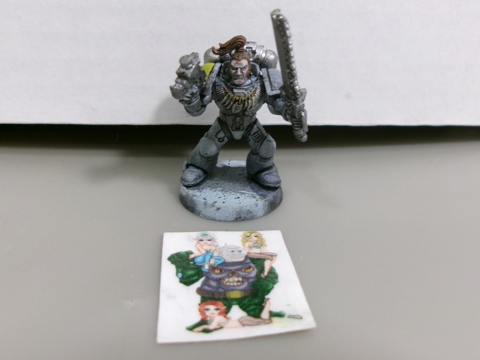 =Warhammer 40k SPACE WOLVES Plastic Space Marine w/ BoltPistol ...
