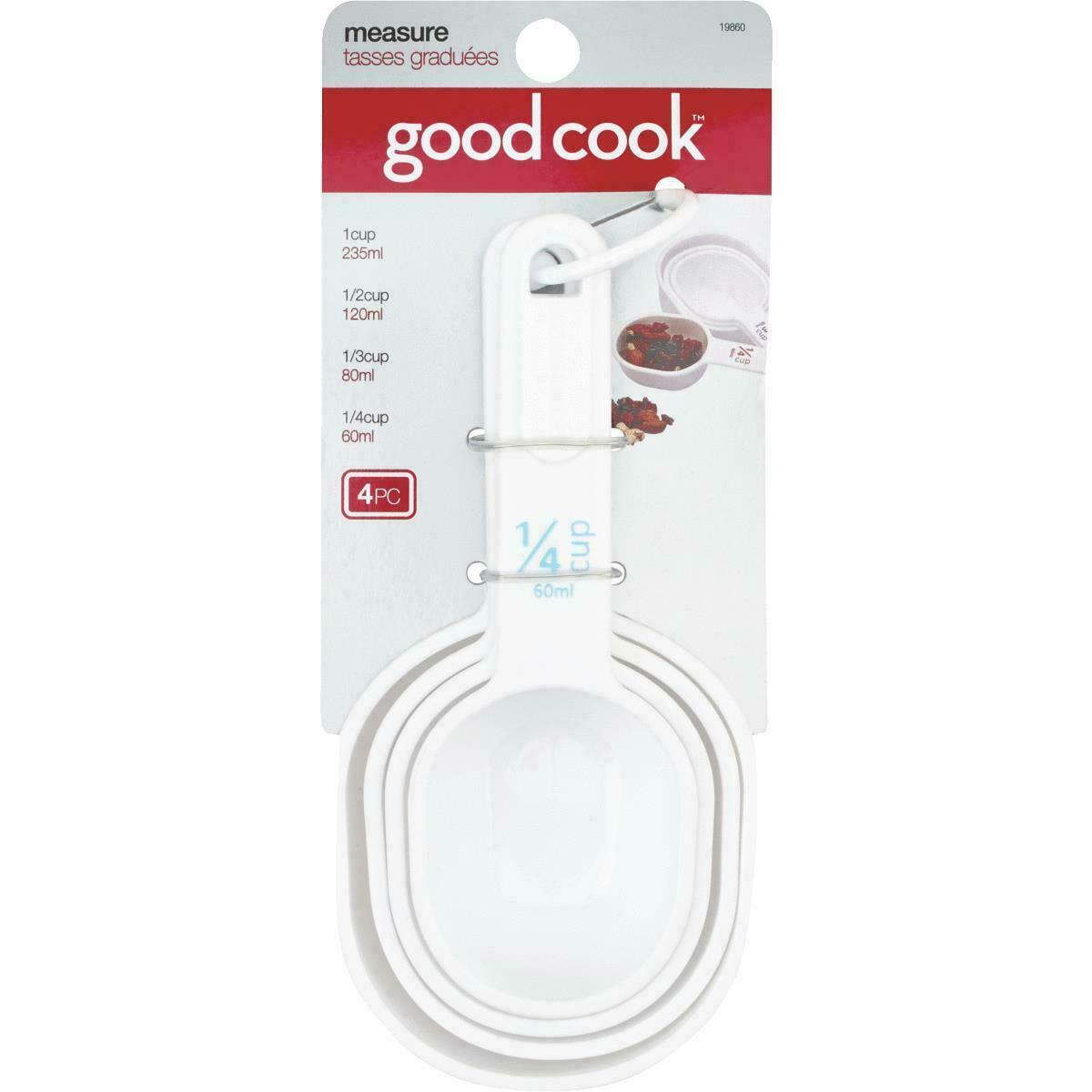 Goodcook White Plastic Measuring Cups (4-Piece) 19860 - 1 Each | eBay