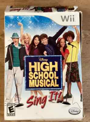 Disney High School Musical Sing It Nintendo Wii Limited Box Set w/ Mic ...