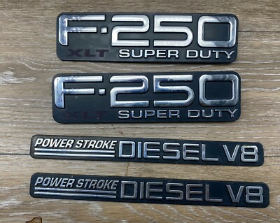99-02 Ford Truck F250 F350 Super Duty Power Stroke Diesel Emblem Badge ...