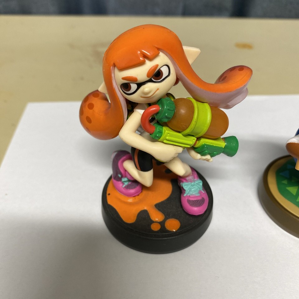 Nintendo Amiibo Orange Inkling Girl Figure Splatoon Series | eBay