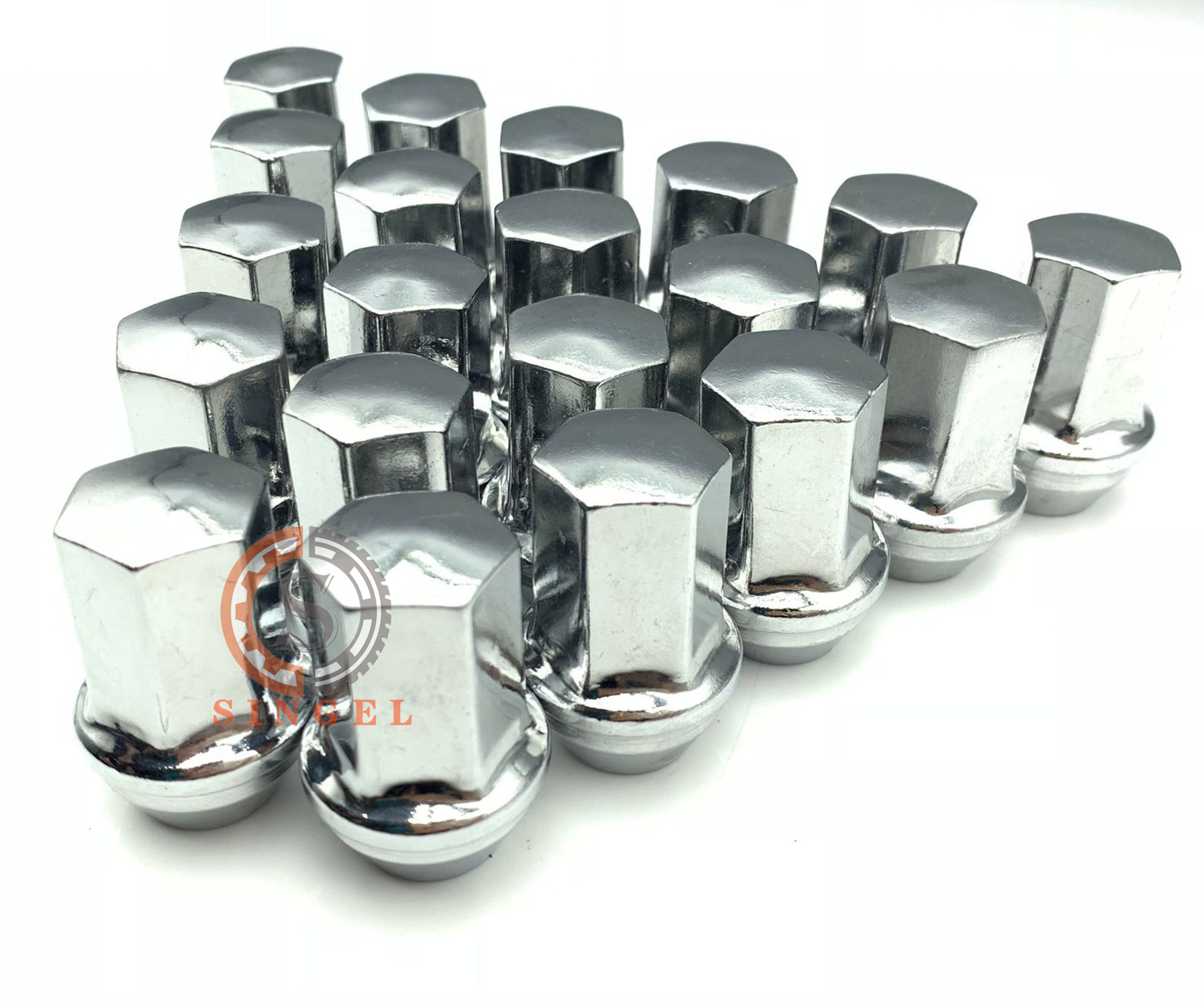 24 pcs M14x1.5 Lug Nuts Compatible with GM 9596070 611-236 Chrome Wheel ...