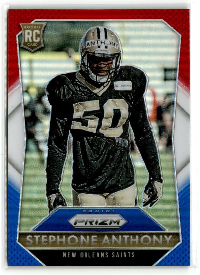 Stephone Anthony RC New Orleans Saints 2015 Panini Prizm Red White & Blue #286 | eBay