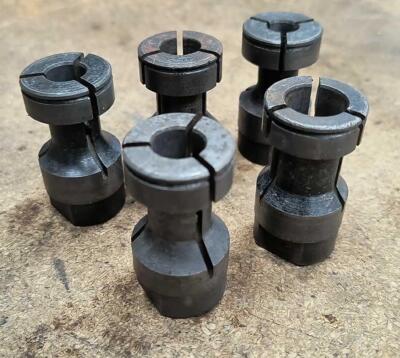 (5) Size 4 Tapping Collets for Procunier 4E Tap Head ALL DIFFERENT 1/8P ...
