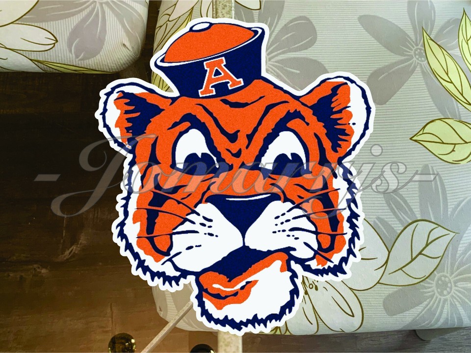 Auburn Tigers Football Logo NCAA Sticker Sign Vinyl Decal AU Aubie # ...