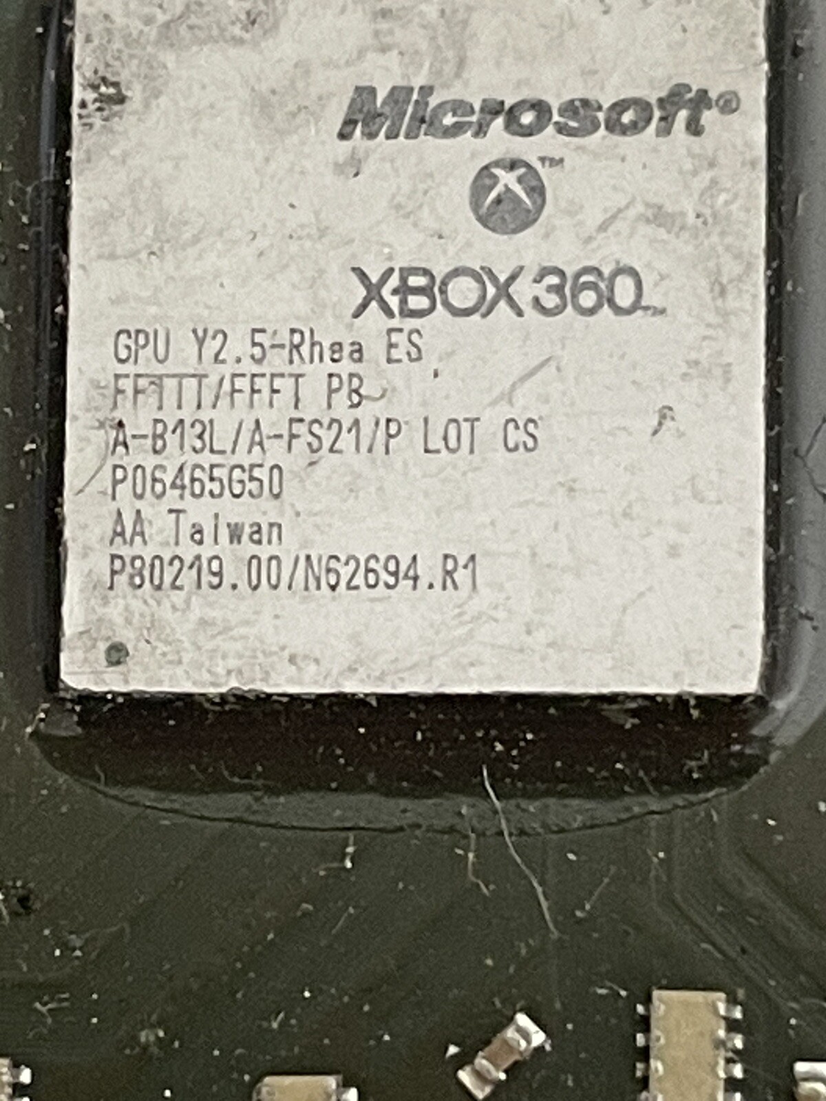 Vintage Microsoft XBOX360 GPU Rhea ES Processor RARE for collector ...