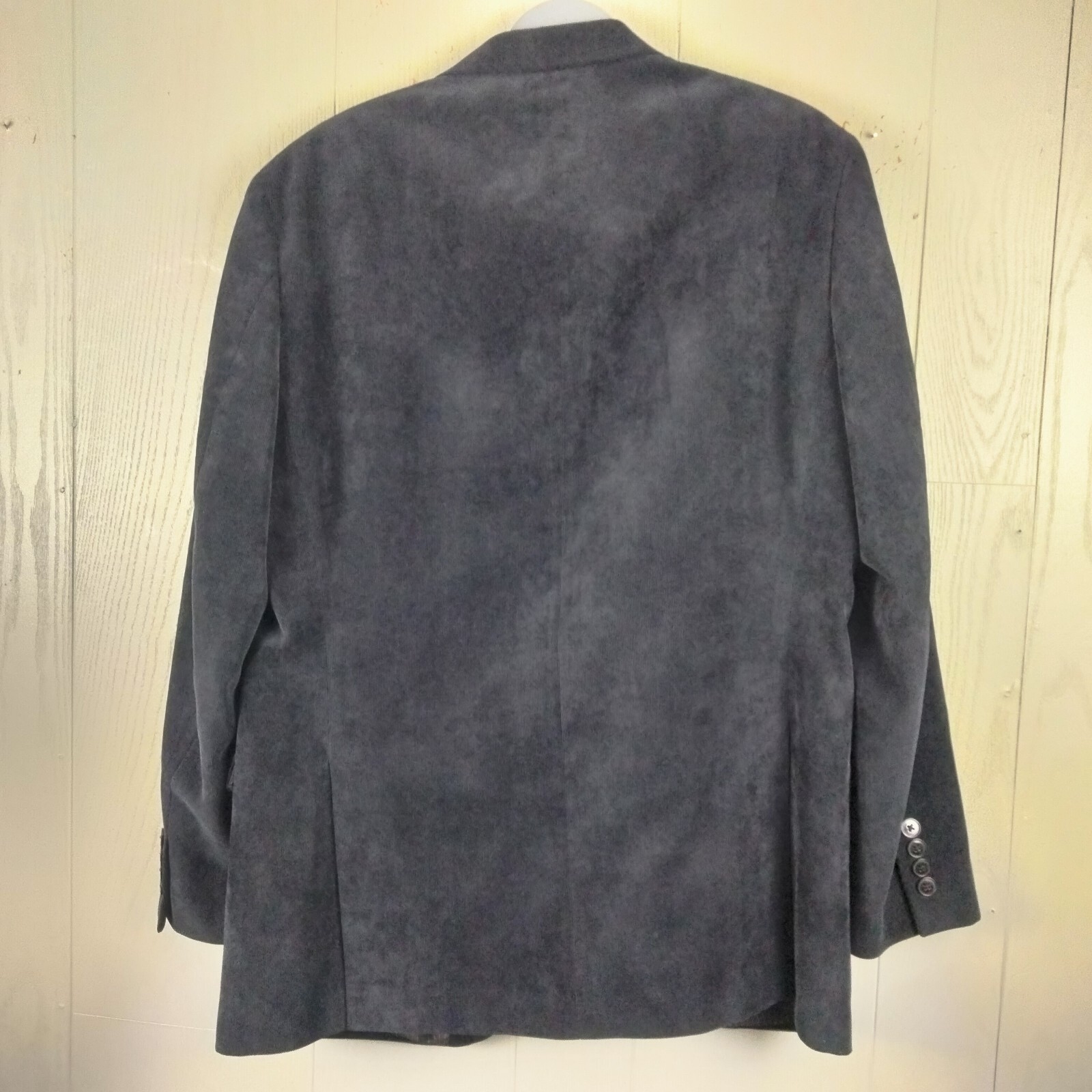 Calvin Klein Blazer Jacket Mens 42R Black Corduroy Sport Coat Preppy ...