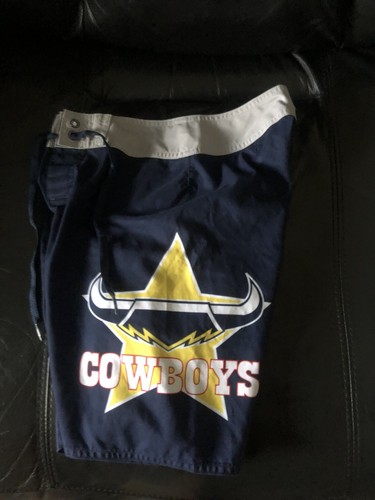 North Queensland Cowboys NRL Boardies Size 10 Quicksilver | eBay Australia