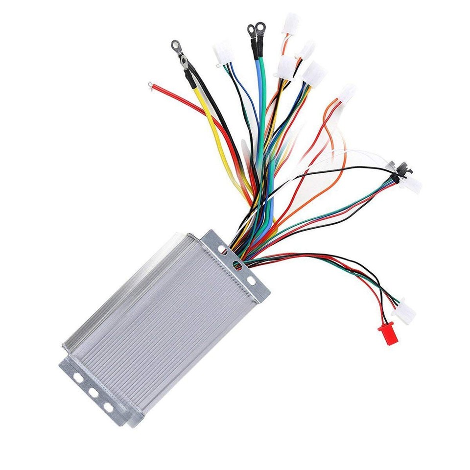 48V 1800W Brushless Motor Speed Controller Battery Wiring Throttle ...