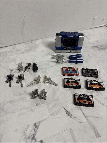 Transformers G1 Decepticon Soundwave Near Complete 1984 - 5 Cassettes ...