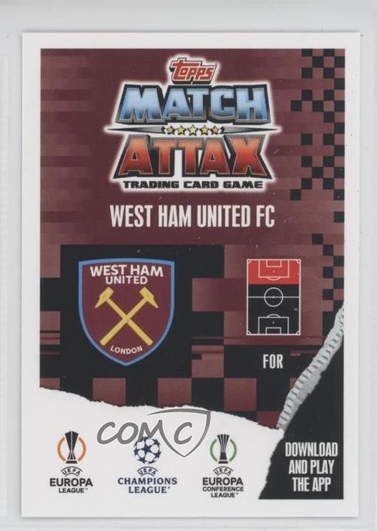2023-24 Topps Match Attax UEFA Club Competitions Finisher Jarrod Bowen ...