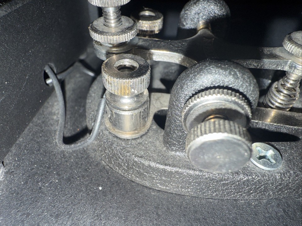 Morse Code Key E.F. Johnson SpeedX With Oscillator Very Good Working ...