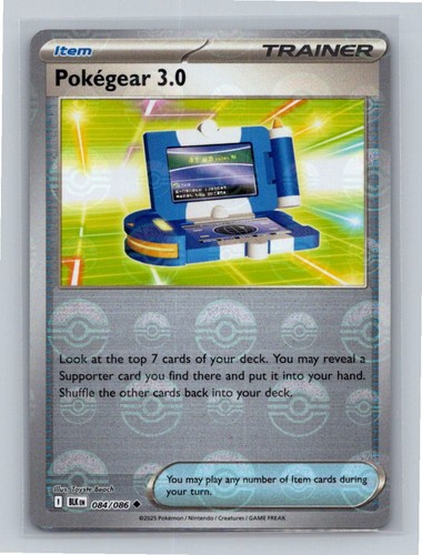 Pokegear 3.0 (Poke Ball Pattern) Uncommon SV: Black Bolt 084/086 NM | eBay