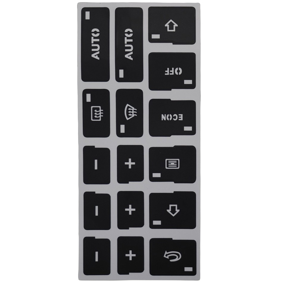 Car Interior Car Stickers 1 Set ABS Control Switch Button High Quality ...