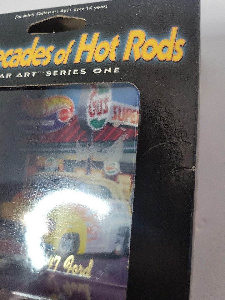 2000 Hot Wheels 4 Decades of Hot Rods Car Art Series One 1947 Ford 1/64 ...