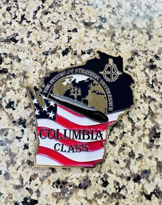 USS Wisconsin SSBN-827 Coin Columbia Class Submarine 🇺🇸 | eBay
