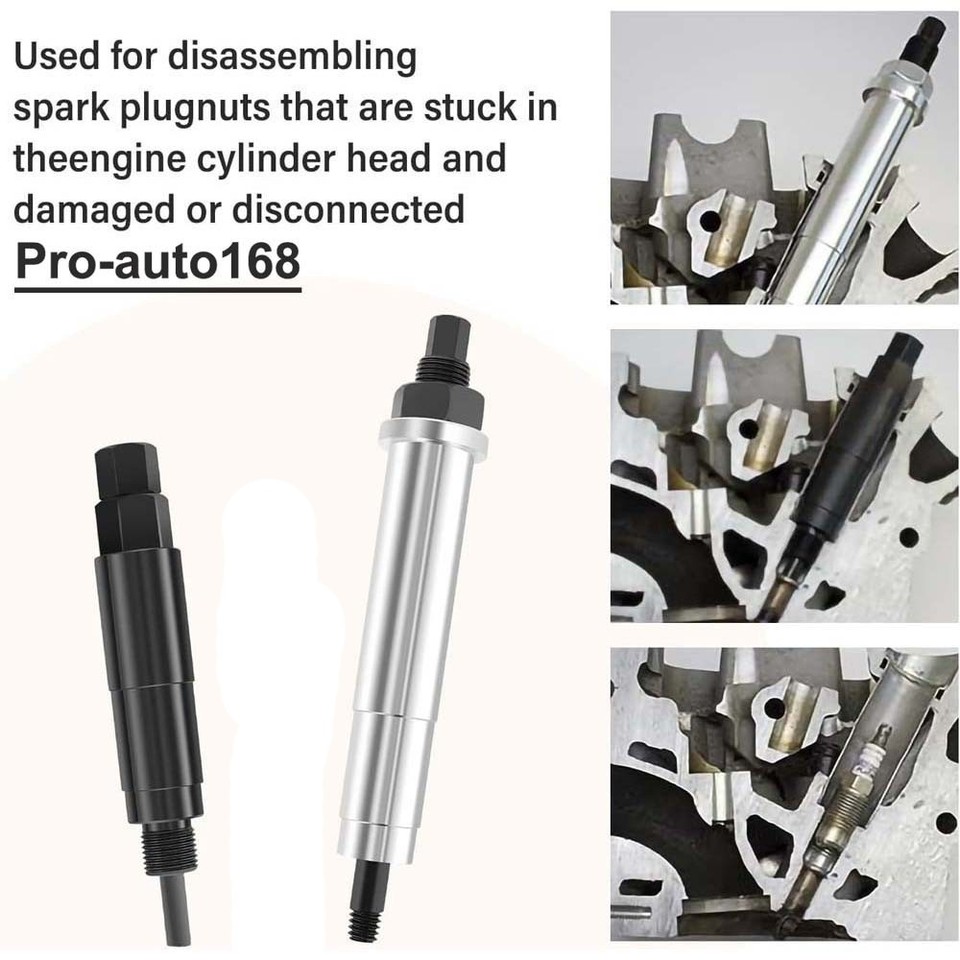 Broken Spark Plug Remover Extractor Kit For Ford Lincoln Triton 5.4L ...