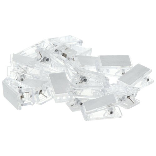 Self Adhesive Sticky Clips Plastic Poster Clips Photo Clips Office | eBay