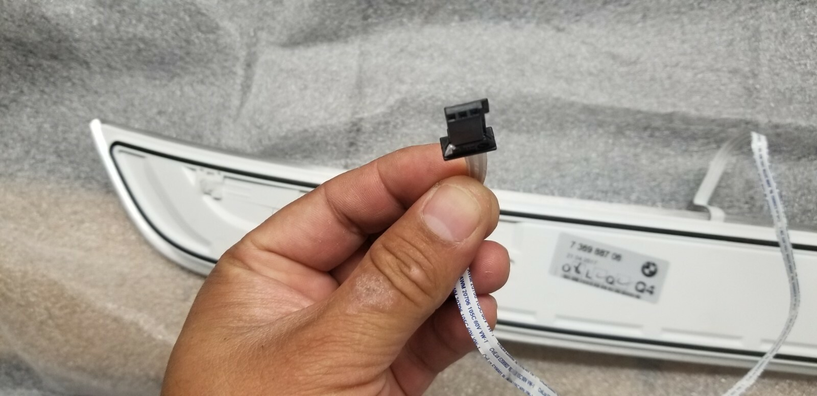 Used Genuine BMW Door Trim Sill Plate Insert P/N.#51477369887 | eBay