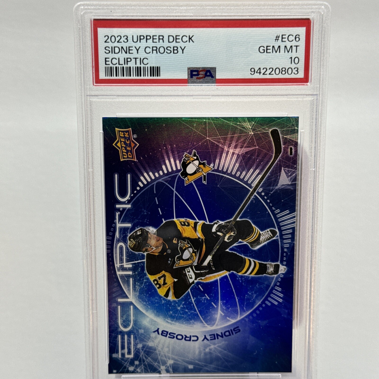Flawless - 2023 Upper Deck- Sidney Crosby “Ecliptic” - PSA 10 Gem Mint Condition | eBay