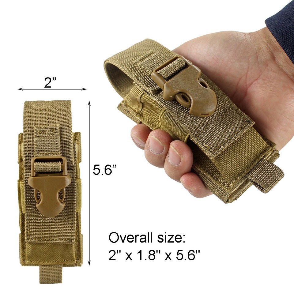 Multitool Sheath Folding Knife Sheath Pouch for Belt Molle Flashlight ...