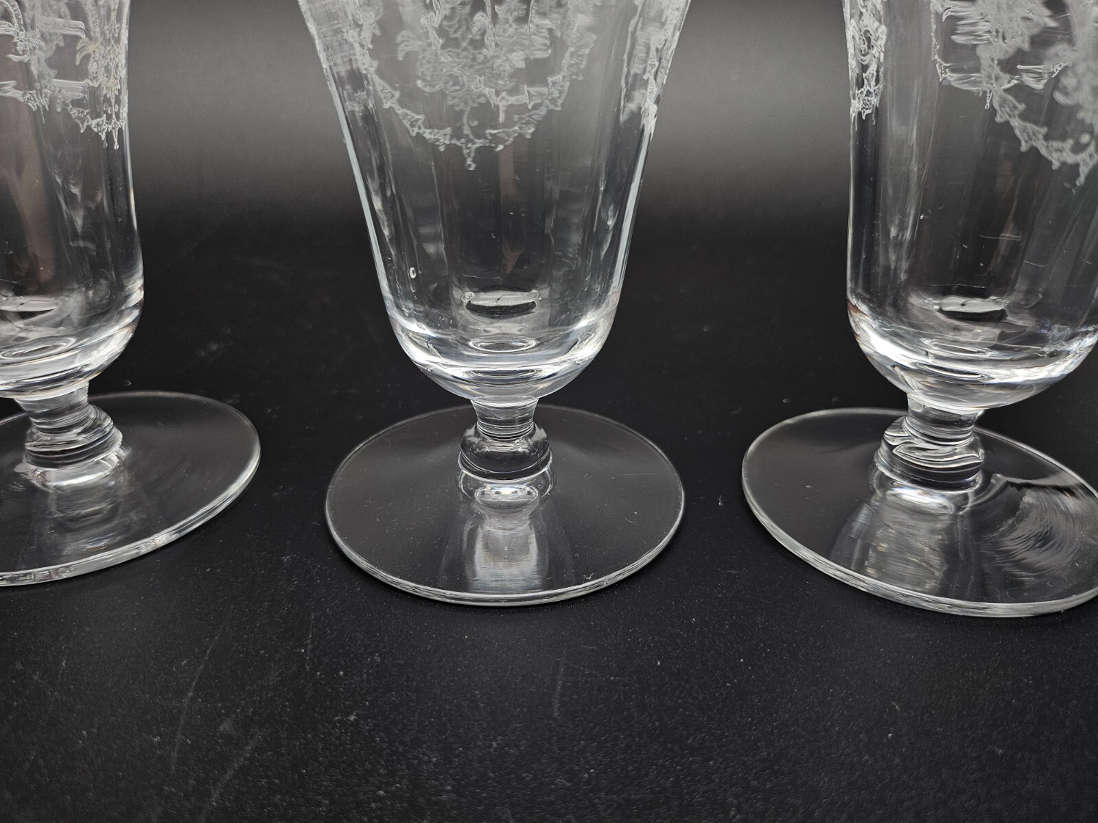 Vintage Set of 4 Morgantown Glass Tumbler 4" | eBay