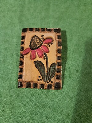 Handmade Cone Flower Polymer Clay Brooch/Pin | eBay