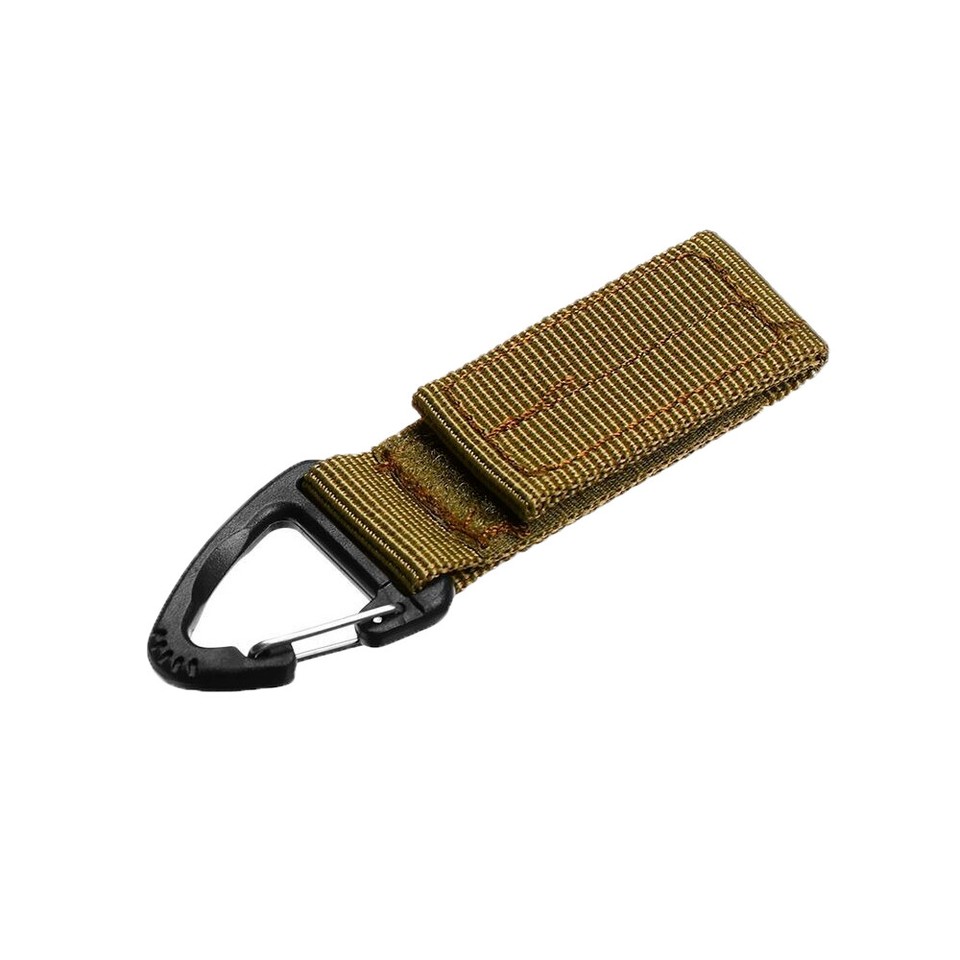 Molle Duty Belt Key Holder Keeper Nylon Keychain Police Key Clip Ring ...