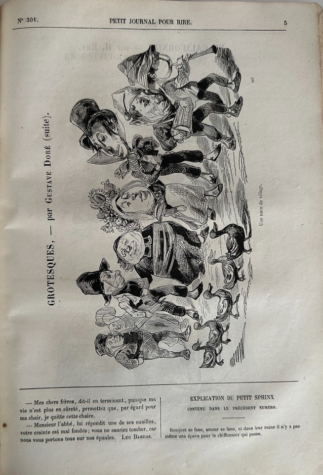 Small Newspaper For Laugh No. 301 Fregate School -grotesques Per ...