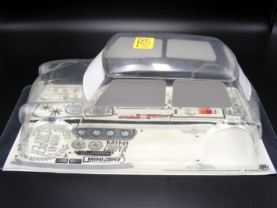 Vintage 1999 HPI MINI RS4 Nitro #7206 ROVER MINI COOPER Body & Decal ...