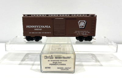 KD 20780 PENNSYLVANIA RR 40' Box Car 'KEYSTONE' #602347 'NEW' N-SCALE ...
