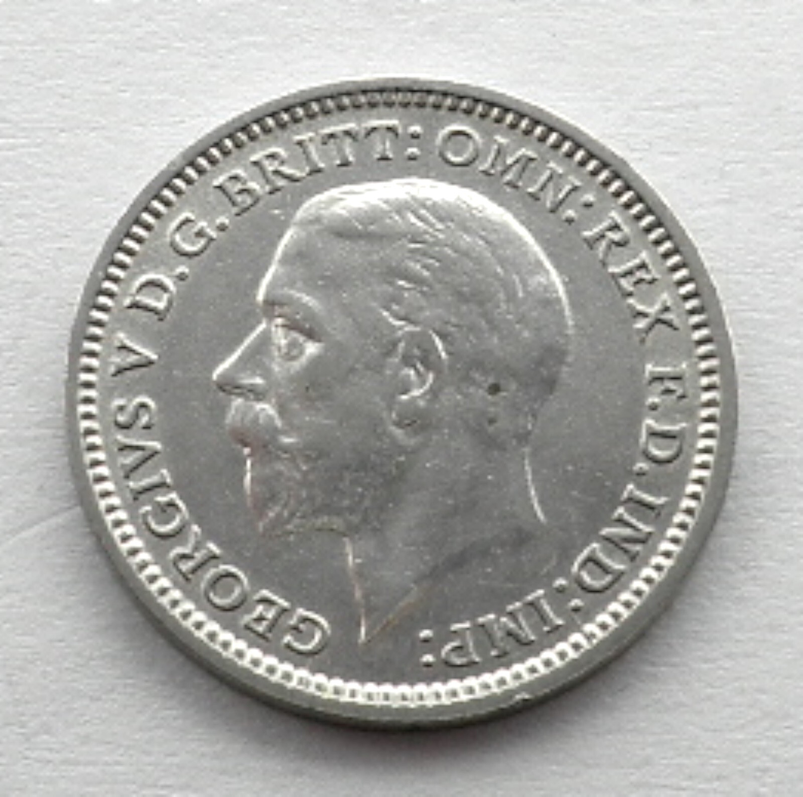 GREAT BRITAIN 3 PENCE 1935 Silver KM#831 George V. II1.5 | eBay