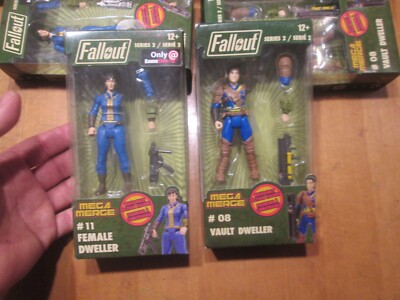Fallout VAULT DWELLER # 08 FEMALE DWELLER # 11 SERIES 2 LOT VAULT-TEC ...