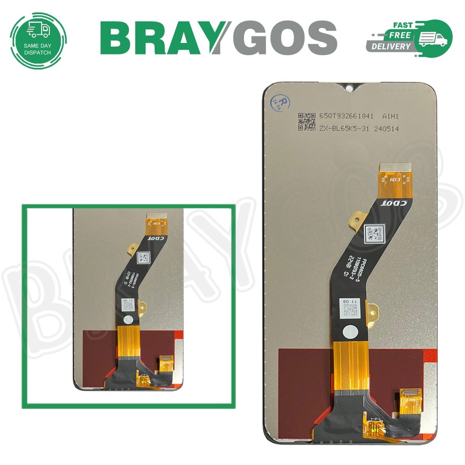 Replacement For Tecno Pop 7 Pro BF7 BF7h Touch Screen Digitizer LCD ...