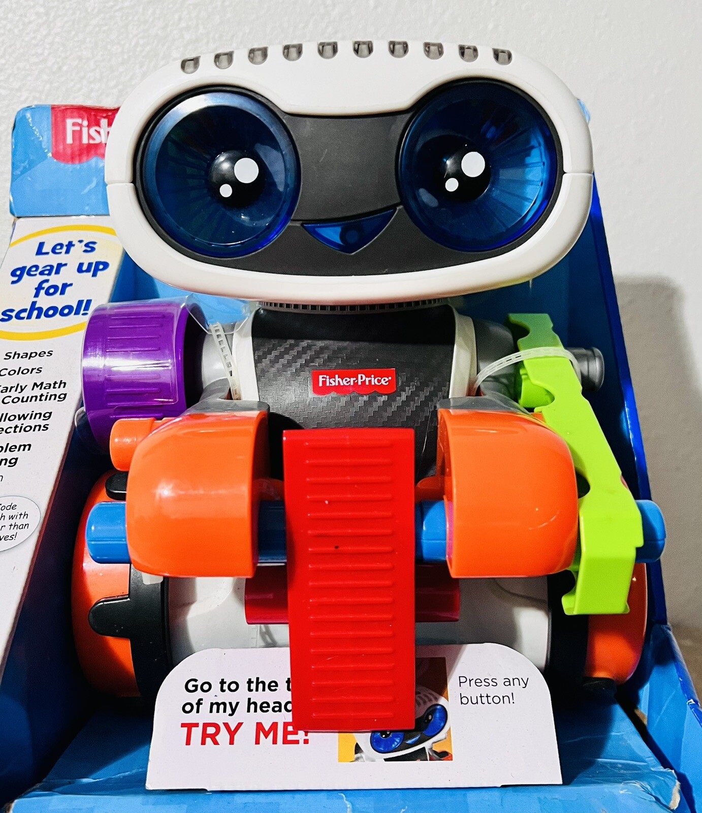 Fisher-Price FXG15 Code 'n Interactive Learning Kinderbot for sale ...