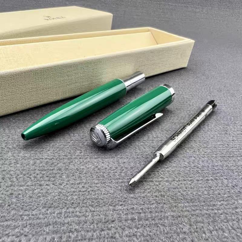 Rolex Emerald Green Twist Ballpoint Pen New with Box VIP Gift | eBay